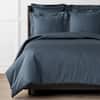 The Company Store Legends Hotel Steel Blue 450-Thread Count Wrinkle ...