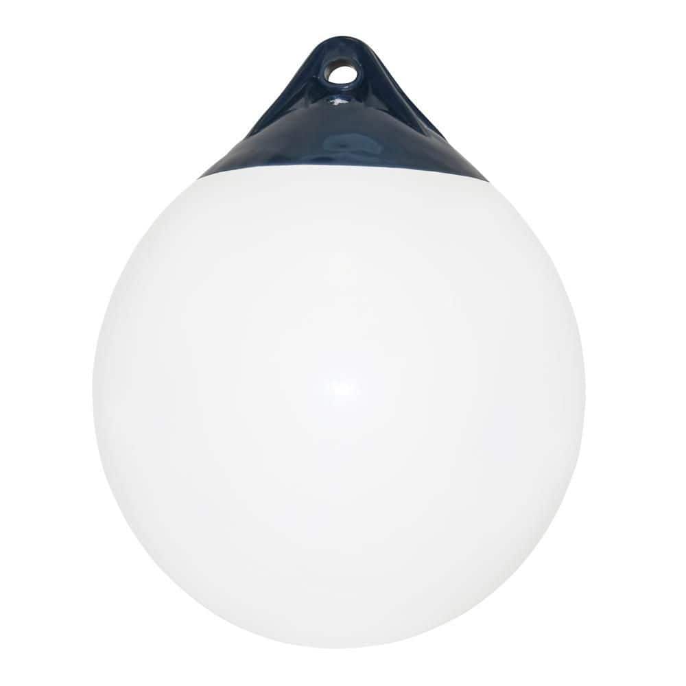 Dock Edge 12 in. Commercial Buoy, White DE95712F - The Home Depot