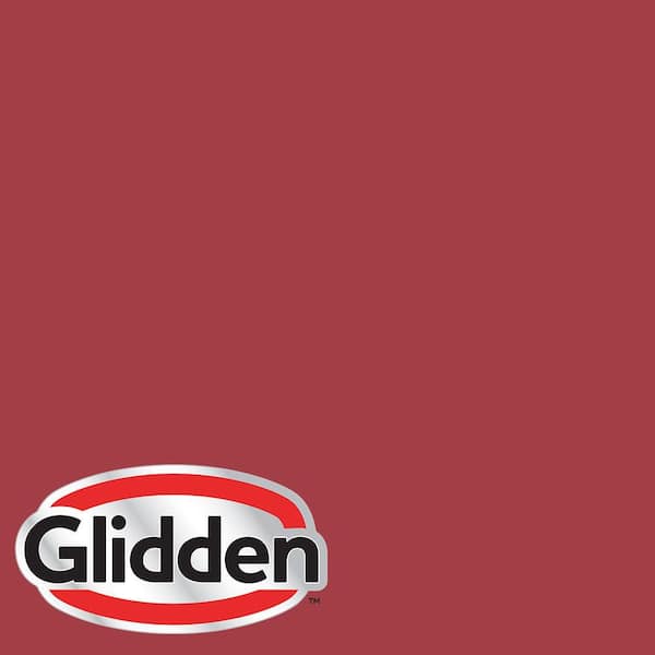 Glidden Essentials 5 gal. #HDGR27D Red Rose Bouquet Flat Exterior Paint ...