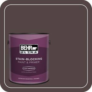 BEHR MARQUEE 1 qt. #ECC-43-3 Chaparral Eggshell Enamel Interior Paint ...