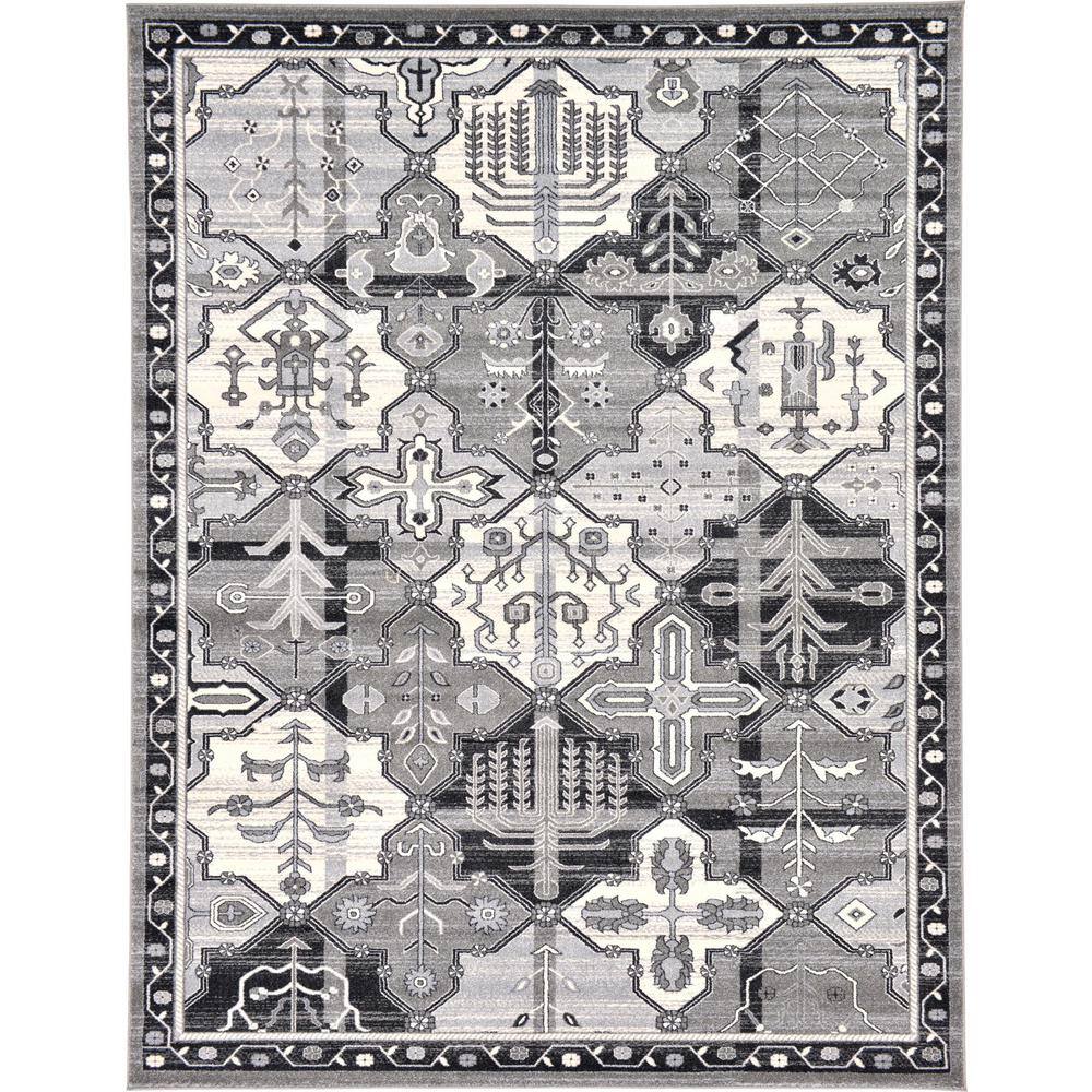 Unique Loom La Jolla Cathedral Gray 9' 0 x 12' 0 Area Rug 3119752