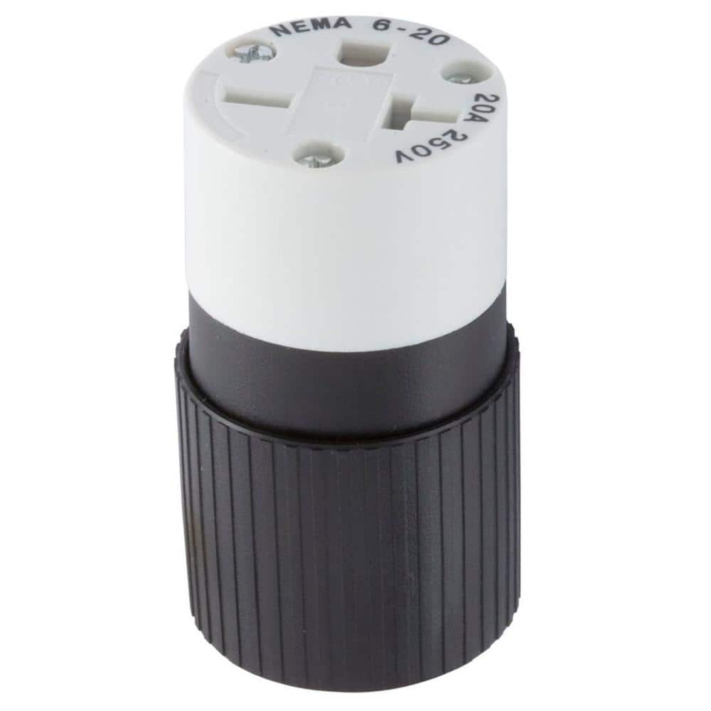 Hubbell 15 Amp 125-Volt 3-Wire Straight Blade Cord Connector 515SCZ ...