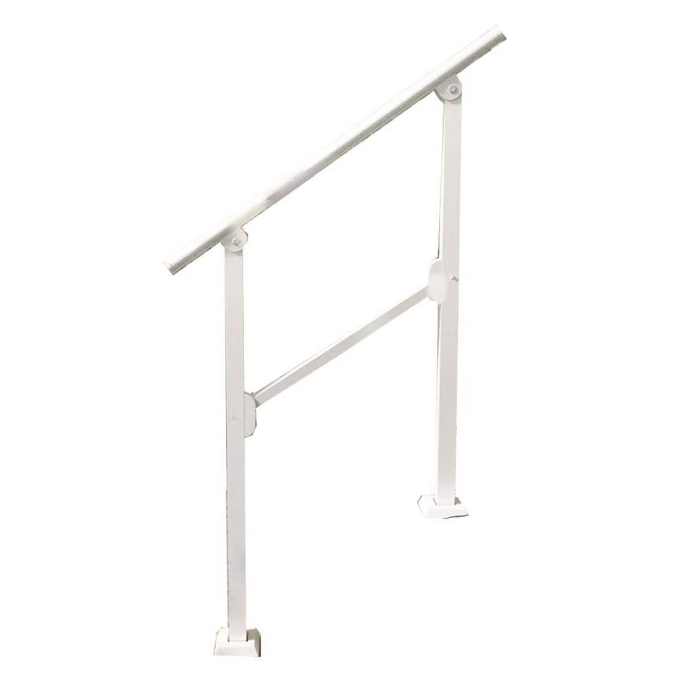 Afoxsos Outdoor Steps Hand Rail Kit with Adjustable Safety Railing for ...