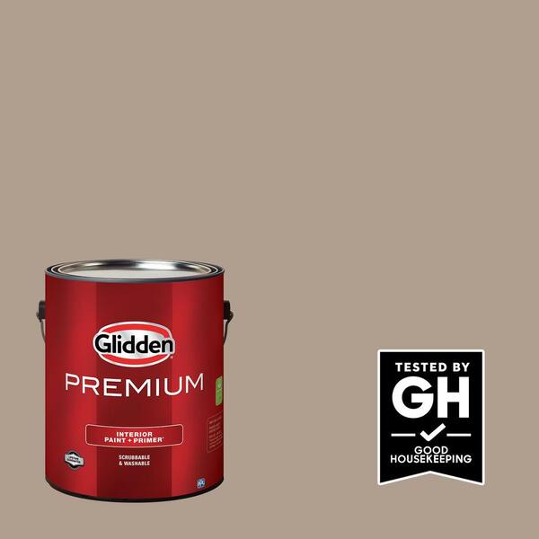 Glidden Premium 1-gal. PPG1076-4 Cuppa Coffee Semi-Gloss Interior Latex ...