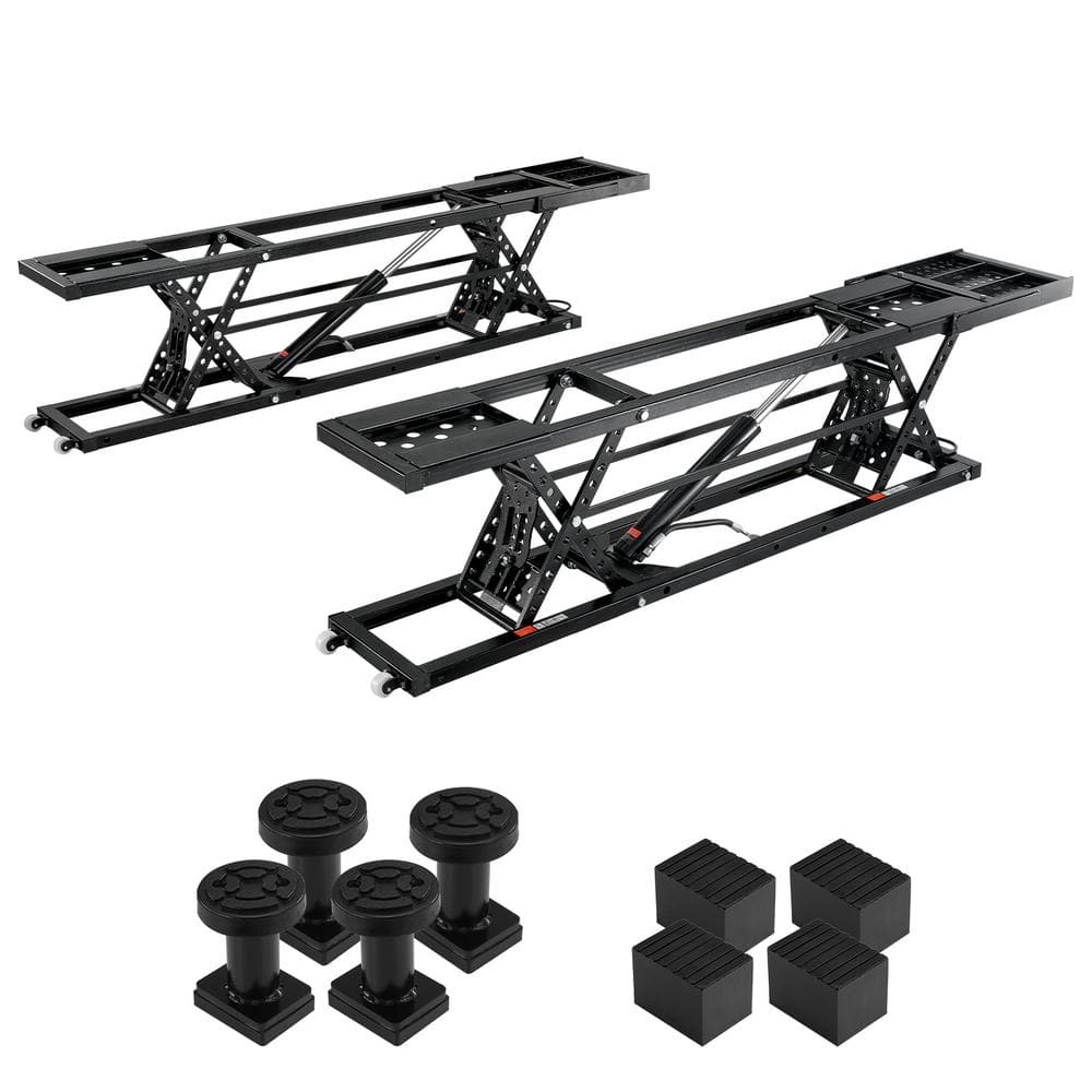 SKYSHALO Car Lift, 7,000 lbs. Capacity Portable Car Lift, with Extended ...