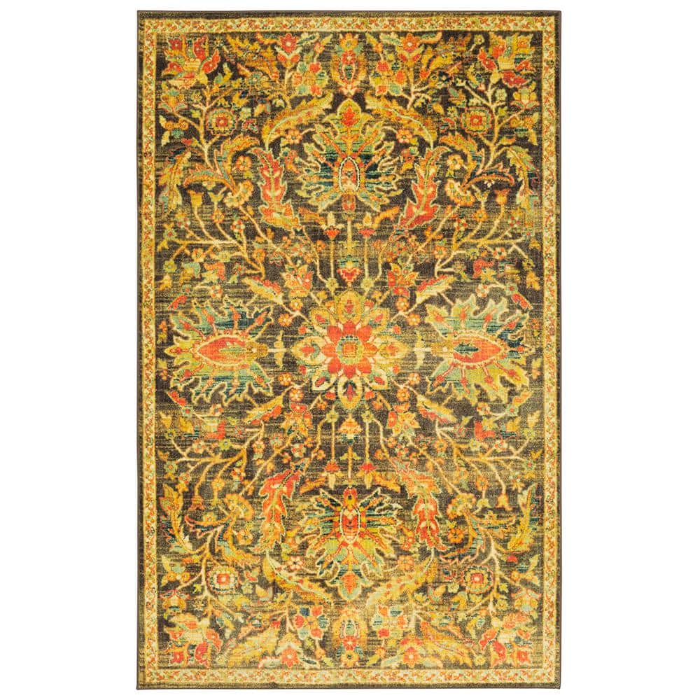 Mohawk Home Elizabeth Multi 4 ft. x 6 ft. Distressed Area Rug 143051 ...