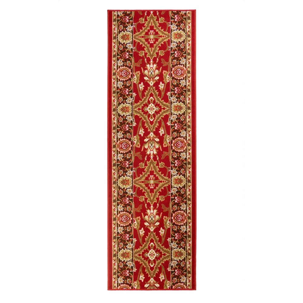 RugStylesOnline Custom Size Runner Rug Mahal Red 36 in. W x 324 in. L ...