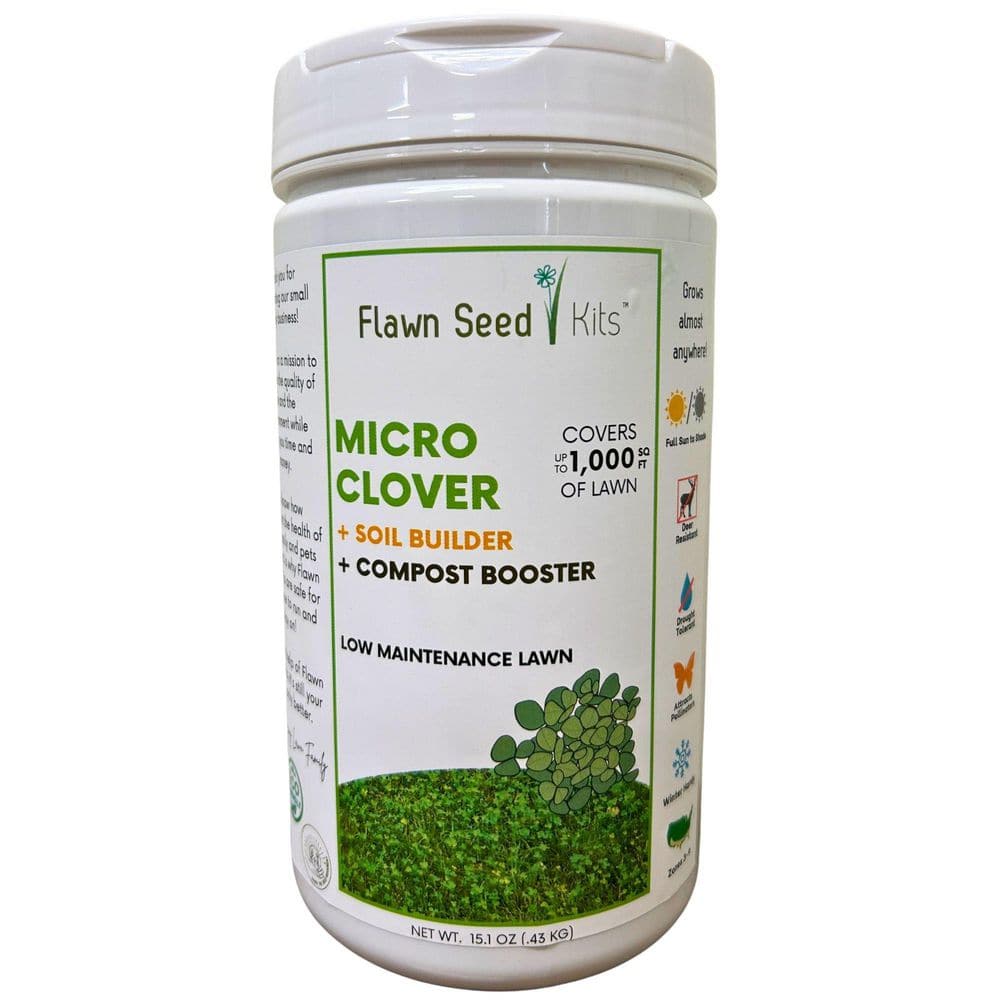 Flawn Seed Kits Micro Clover Alternative Grass Seed,Easy Spread,Eco ... Flawn Seed Kits Micro Clover Alternative Grass Seed,Easy Spread,Eco ...