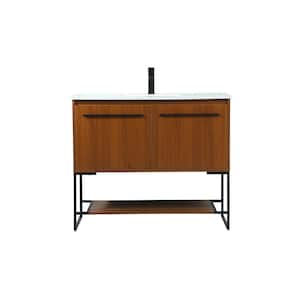 OVE Decors Max 36 in. W Bath Vanity in Acadia Wood with Granite Vanity ...