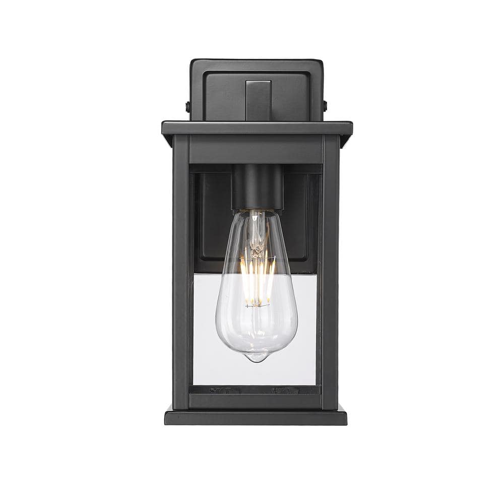 Millennium Lighting Bowton II 1 Light 7 in. Powder Coated Black Outdoor ...