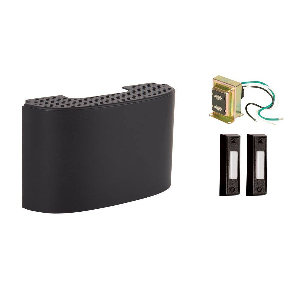 CRAFTMADE Builder Hardwired 2-Note Doorbell Chime Kit, Transformer 16 ...
