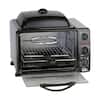 Elite Platinum Platinum Black Toaster Oven ERO-2008SC - The Home Depot
