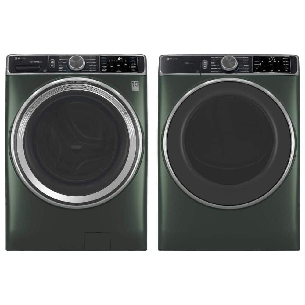 GE Profile 5.5 cu. ft. Smart Front Load Washer with UltraFresh Vent ...