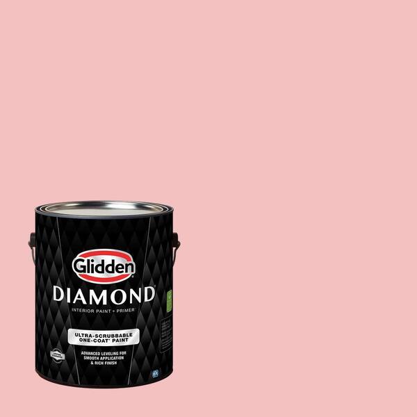 Glidden Diamond 1 gal. PPG1187-3 Silver Strawberry Ultra-Flat Interior ...