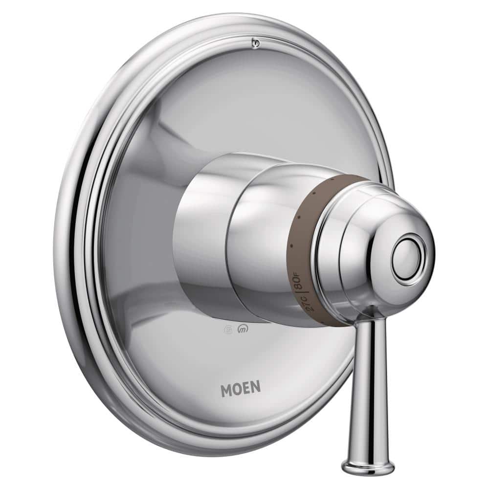 MOEN Belfield ExactTemp 1-Handle Valve Trim Kit in Chrome Valve Not ...