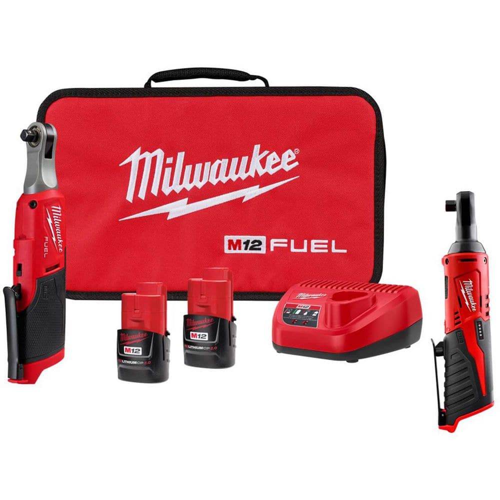Milwaukee M12 FUEL 12V Lithium-Ion Brushless High Speed 3/8 in ...