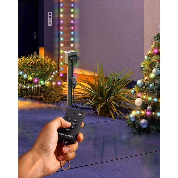 Outdoor Timer Switch DEWENWILS 2-Pack - Dusk To Dawn & Countdown Plug ...