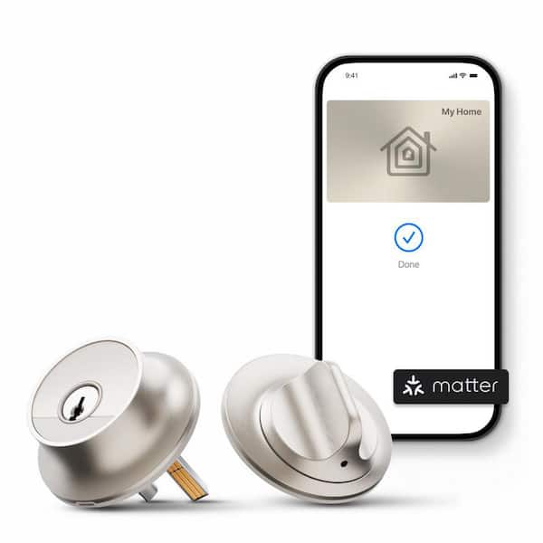 Reviews for Level Lock Pro(Matter) Satin Nickel Smart Lock Single ...