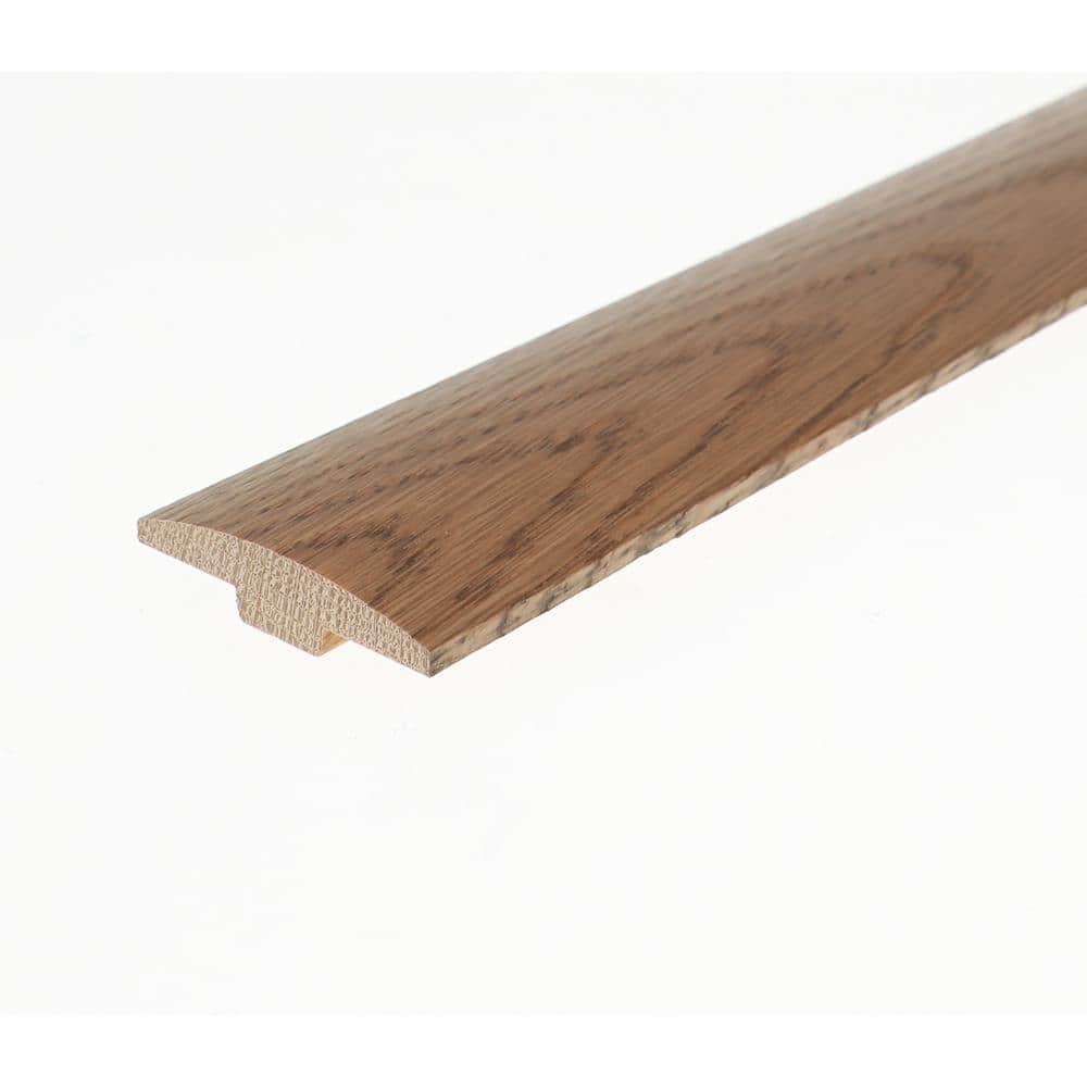 ROPPE Ezio 0.28 in. T x 2 in. W x 78 in. L Matte Wood T-Molding HTM0485 ...