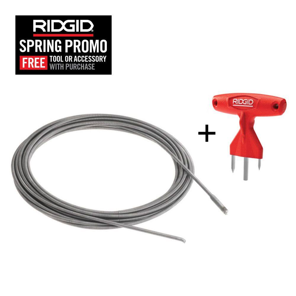 RIDGID 3/8 in. x 75 ft. C-32 IC Drain Cleaning Replacement Cable and ...