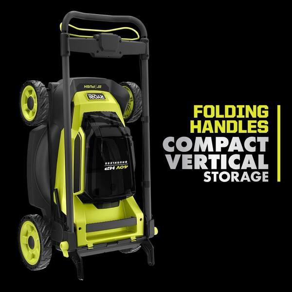 Folding electric lawn mower store