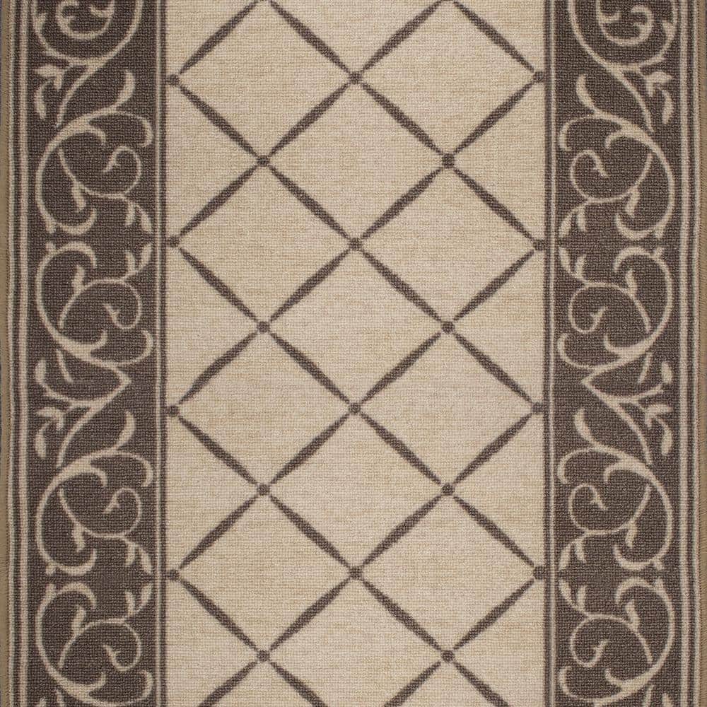 TrafficMaster Horchow Tan 2 ft. 2 in. W x Your Choice Length Roll ...