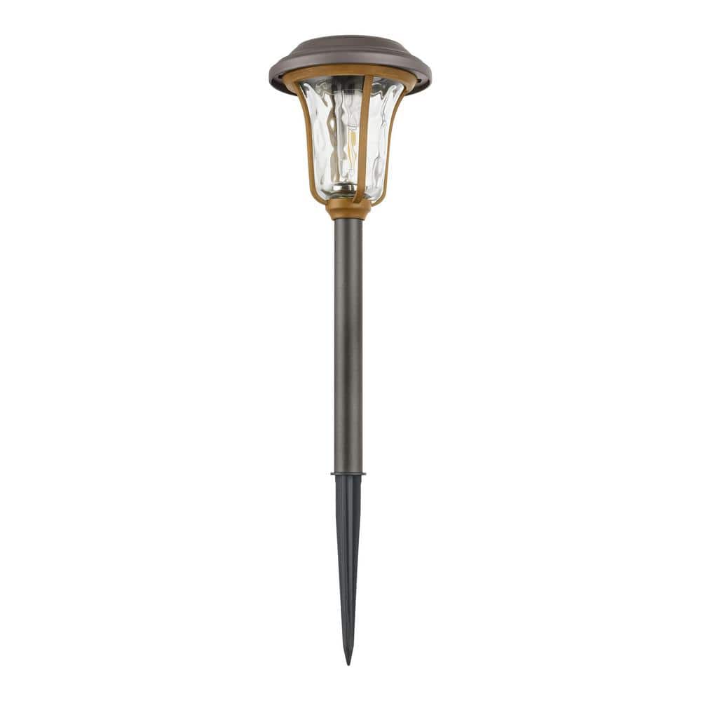 Reviews for Home Decorators Collection Perry 20-40 Lumen Bronze 2-Tone ...