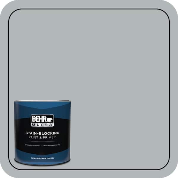BEHR ULTRA 1 qt. #N450-3 Meteor Shower Satin Enamel Exterior Paint ...