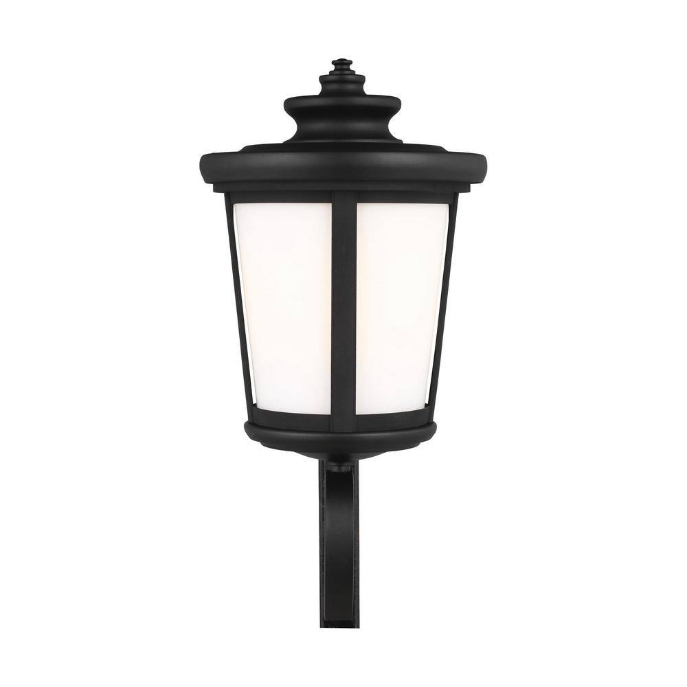 Generation Lighting Eddington 1-Light Black Outdoor Wall Lantern ...