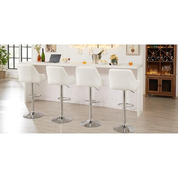 White breakfast bar chairs store