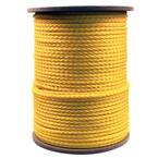 Rope King 3/8 in. x 500 ft. Solid Braided Nylon Rope White SBN-38500 ...