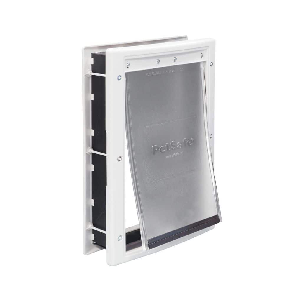 PetSafe 8-1/4 in. x 12-1/4 in. Medium Plastic Pet Door PPA00-10959 ...