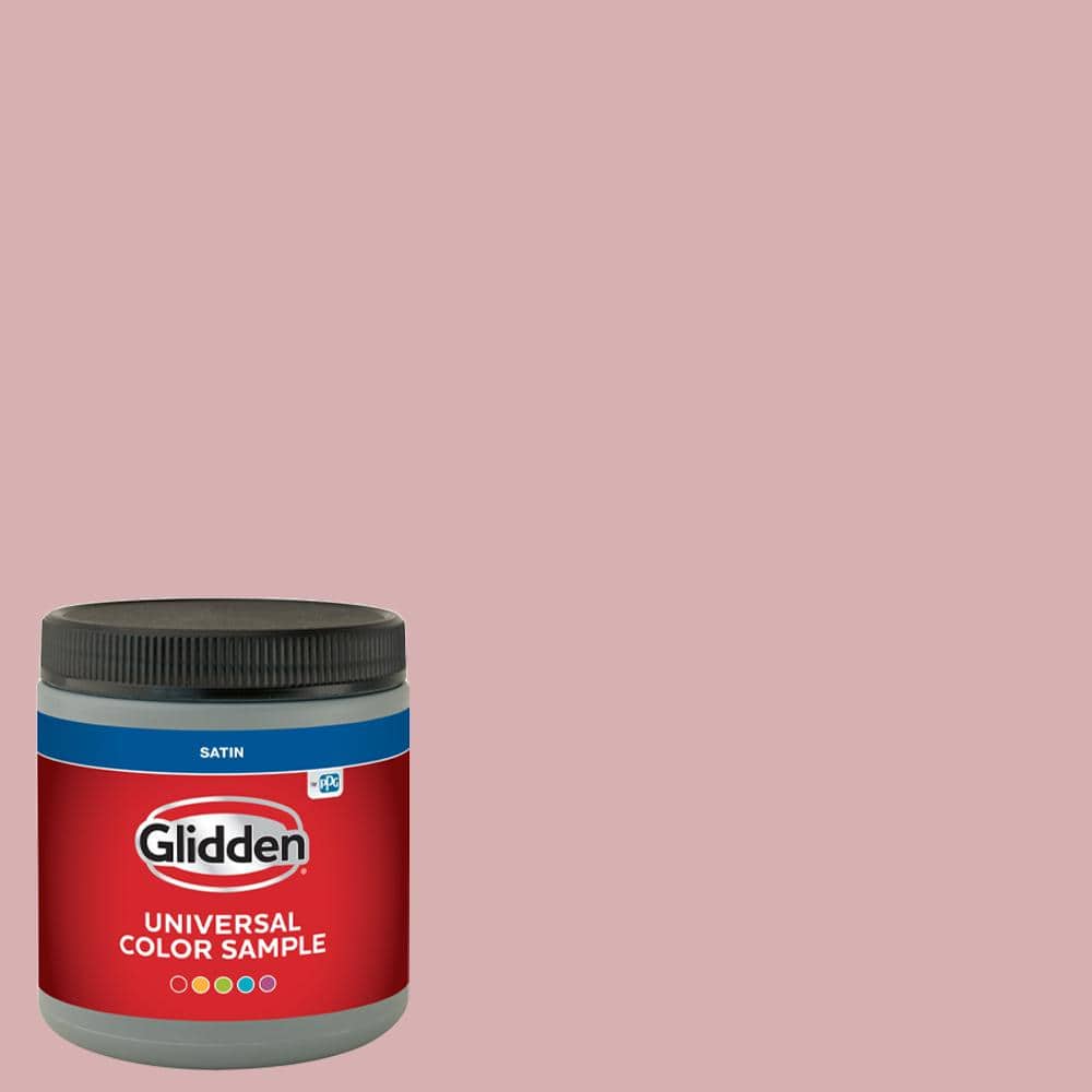 Glidden 8 oz. PPG1053-4 Radiant Rouge Satin Interior Paint Sample ...