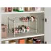 TRINITY 2-Shelf Can Organizer with Adjustable Dividers in Chrome TBFZ ...