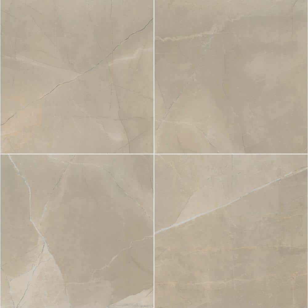 Reviews for MSI Madison Cream 32 in. x 32 in. Polished Porcelain Floor ...