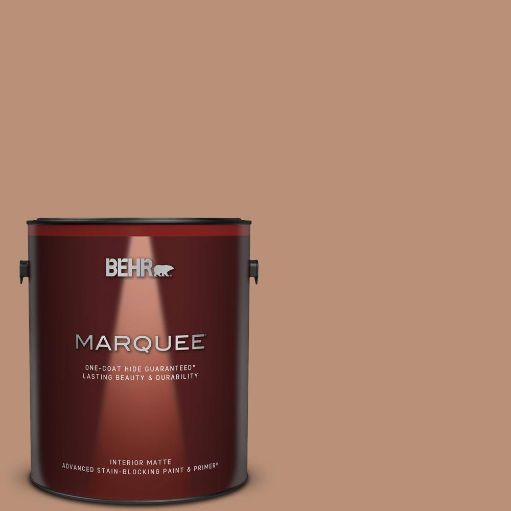 BEHR MARQUEE 1 gal. #BXC-46 Mojave Dusk Matte Interior Paint & Primer ...