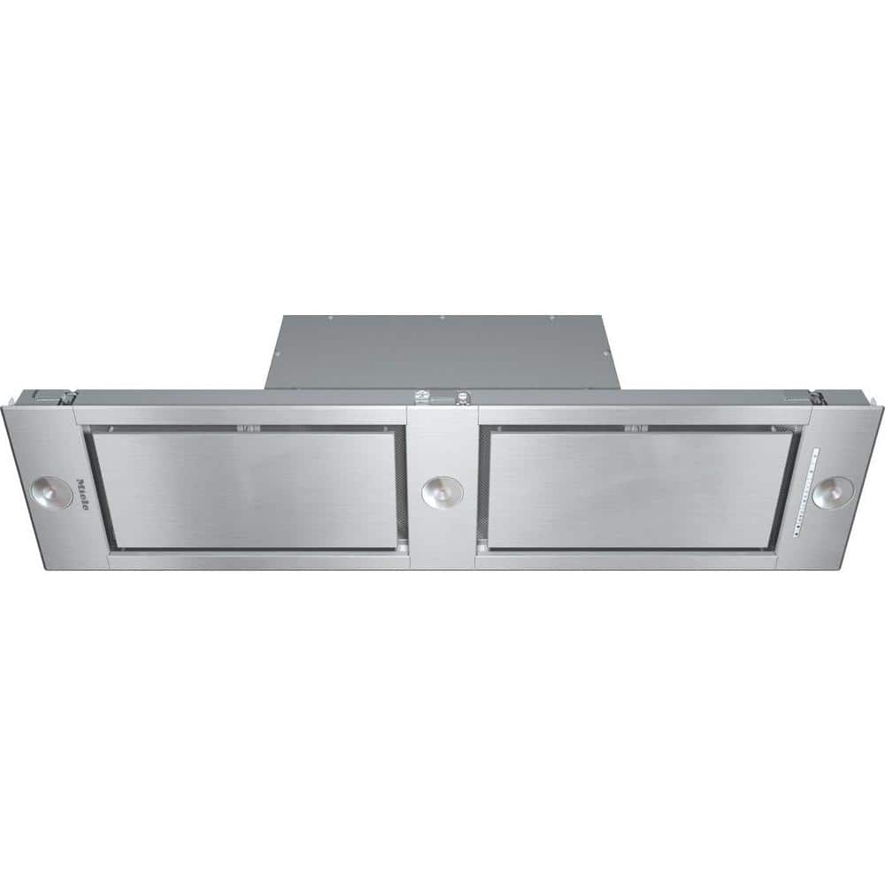 Miele 46 in. Extra Slim Insert Convertible Range Hood in Stainless ...
