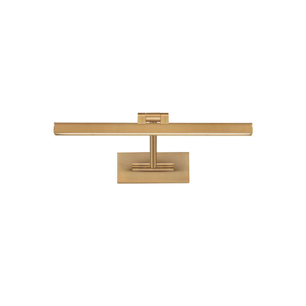 WAC Lighting Reed 17 in. Aged Brass LED Adjustable Picture Light 3000K ...