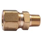 LTWFITTING 5/16 in. O.D. Comp x 3/8 in. MIP Brass Compression Adapter ...