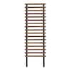 Outdoor Essentials Haven 72 in. Black and Walnut‐Tone Ladder Trellis ...