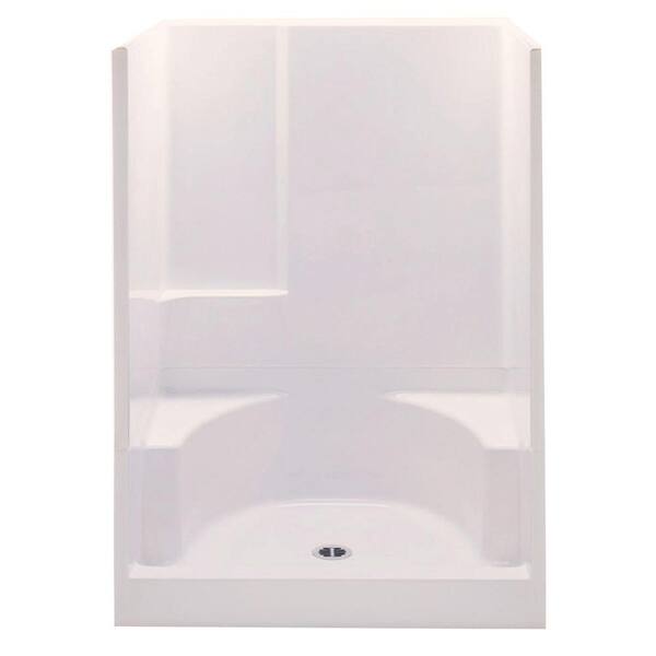 Aquatic Remodeline 48 in. x 34 in. x 72 in. 2-Piece Shower Stall with 2 ...