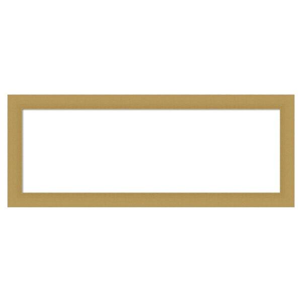 Amanti Art Grace Brushed Gold 40 in. x 16 in. Polystyrene Framed Dry ...