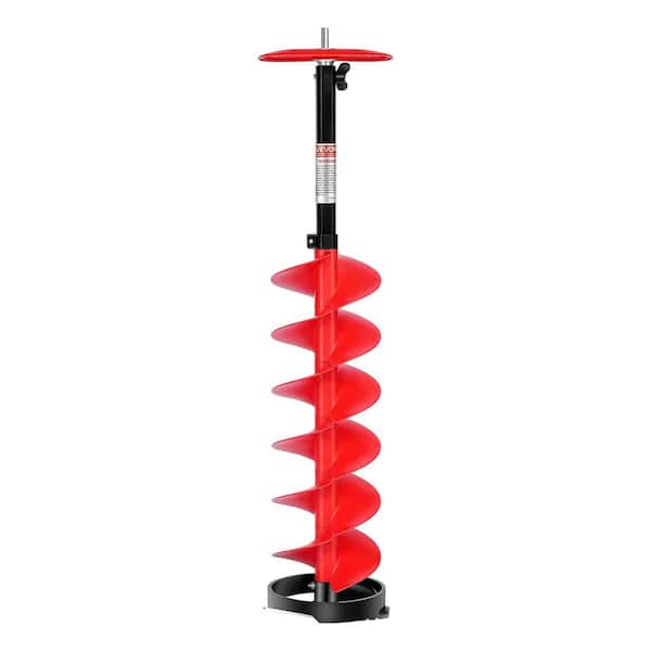 VEVOR Ice Auger Drill Bit, 8in. Diameter 39in. Length, Cordless Nylon ...