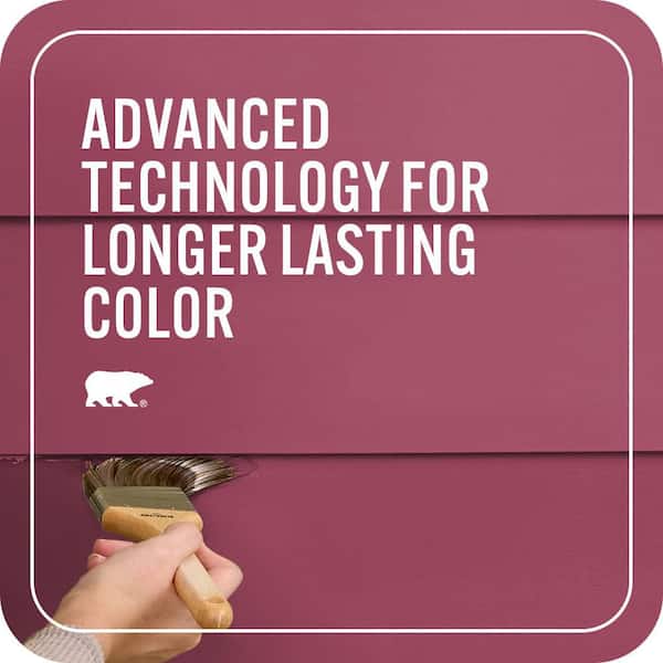 Exterior House Paint Raspberry BEHR PREMIUM PLUS 8 Oz. #120D 5 Glazed