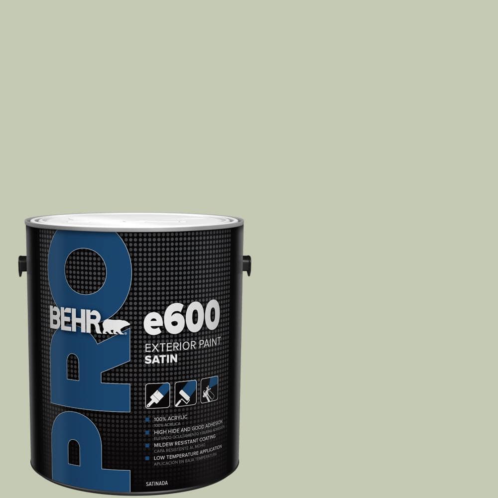 BEHR PRO 1 gal. #420E-3 Spring Hill Satin Exterior Paint PR64001 - The ...