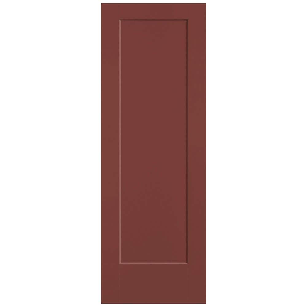 Masonite 28 in. x 80 in. 1-Panel Lincoln Park Single Bore Hollow Core ...