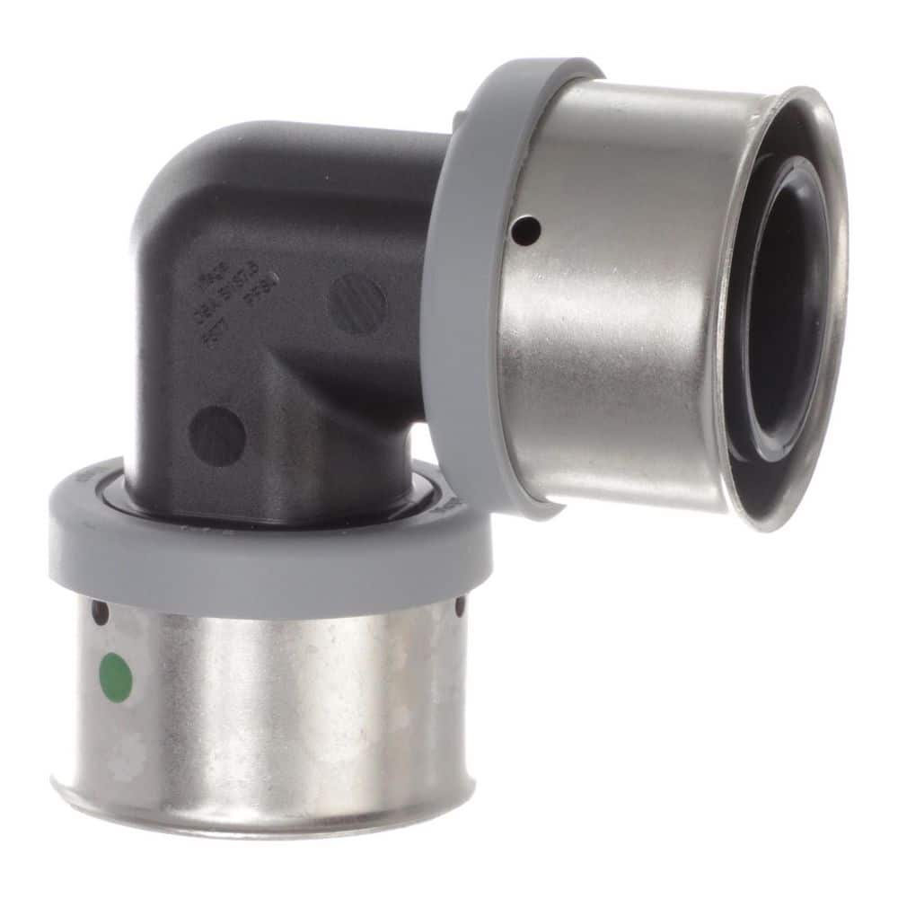 Viega PureFlow 1-1/2 in. x 1-1/2 in. Press Polymer 90° Elbow (5-pack ...