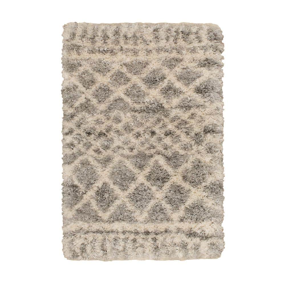 StyleWell Caspian 2 ft. x 3 ft. Gray Moroccan Scatter Area Rug 679989 ...