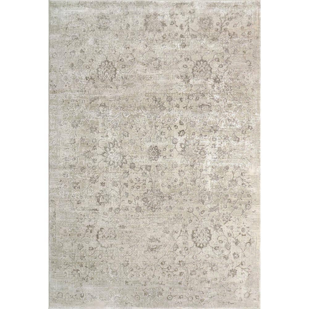 Dynamic Rugs Renaissance 9 ft. 2 in. X 12 ft. Ivory/Grey Oriental ...