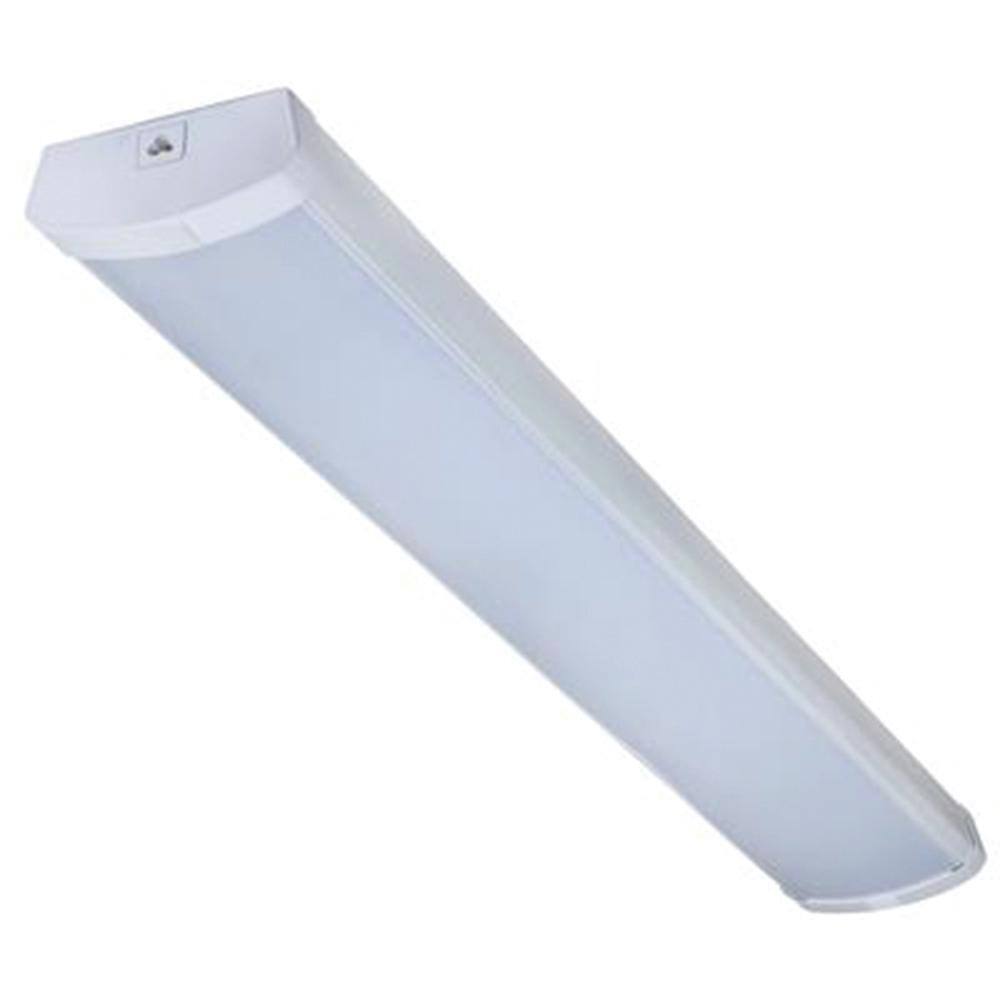 Southwire 4 ft. CCT Selectable 48 Watt LED Modern Wraparound Light ...